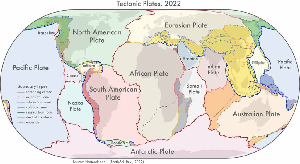 New maps of global geological provinces and tectonic plates - Tech and ...