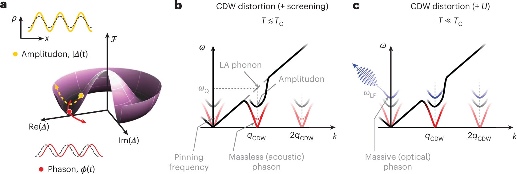 Ringing an electronic wave: Elusive massive phason observed in a charge ...