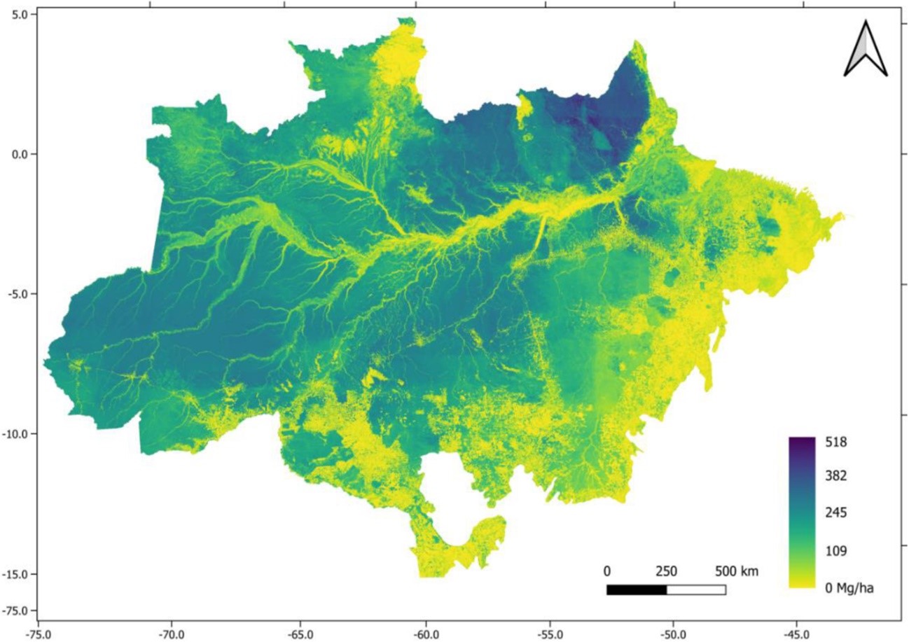 A new map shows all above-ground biomass in the Brazilian Amazon - Tech ...