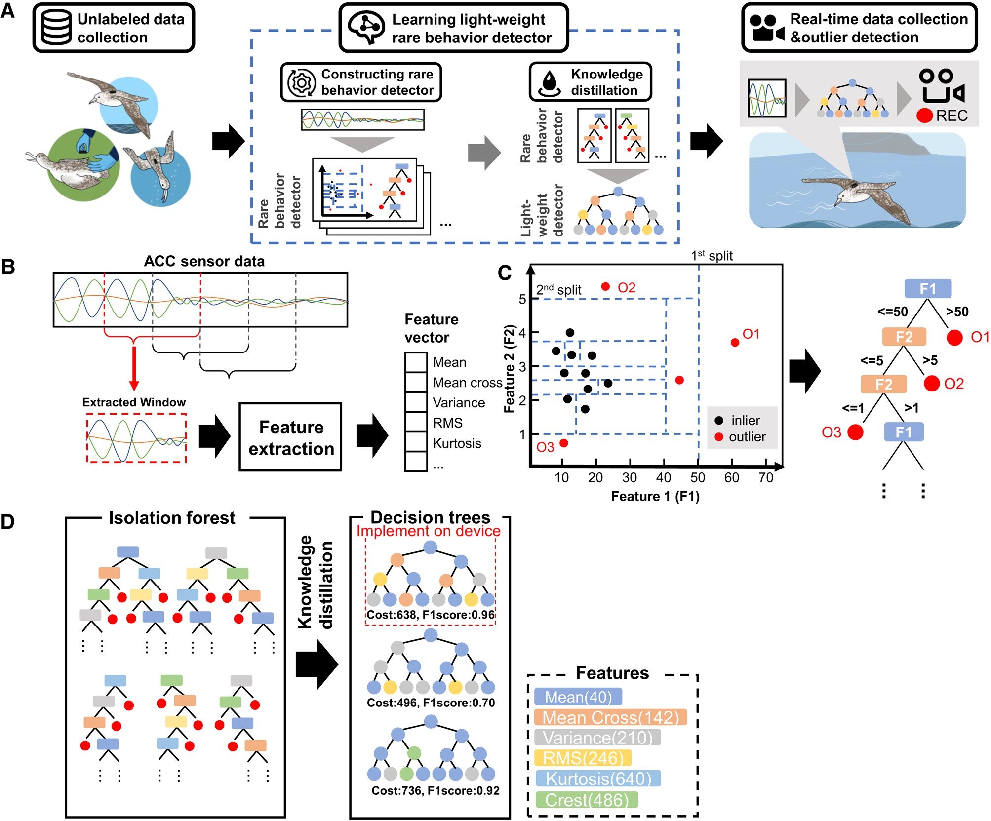 Tiny AI-based bio-loggers revealing the interesting bits of a bird's ...