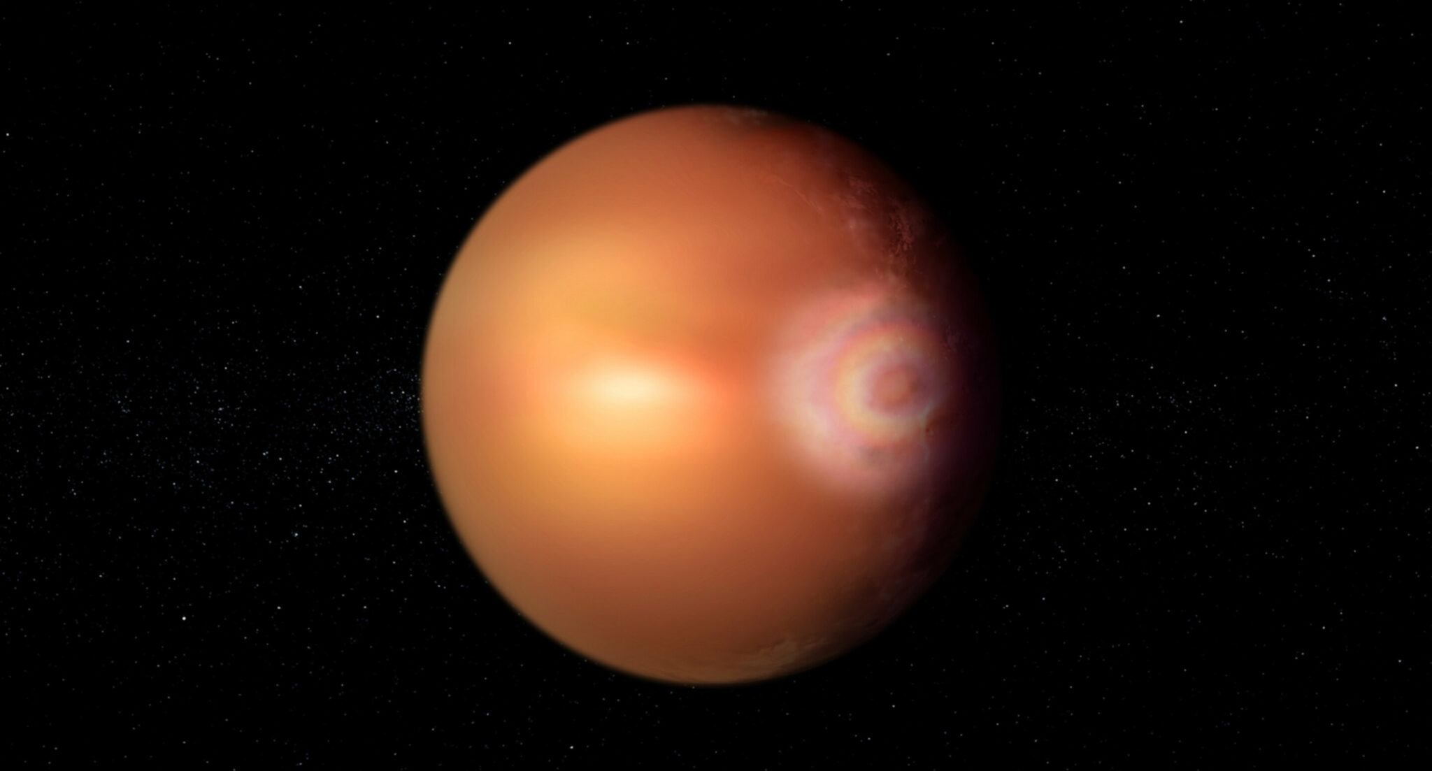 Astronomers detect potential 'glory effect' on a hellish distant world ...