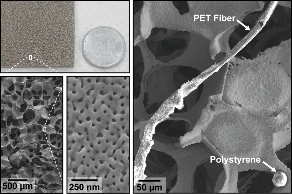 Porous materials and machine learning provide inexpensive microplastic ...