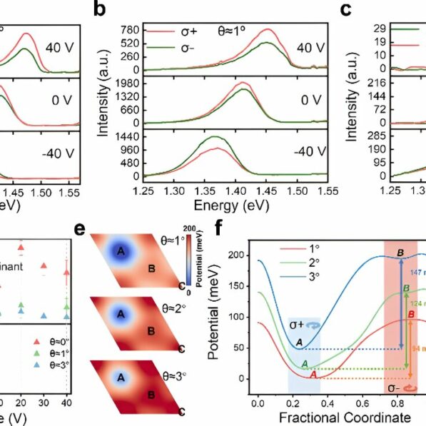 Twist-angle in moiré lattice controls valley polarization switching in ...