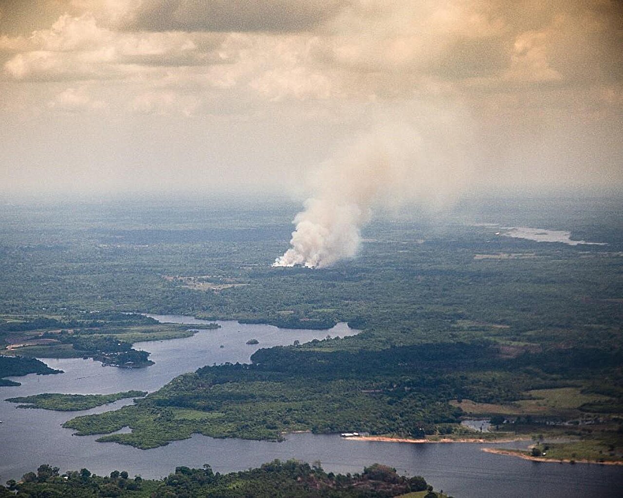 Amazon rainforest fires produce secondary ultrafine particles that may ...