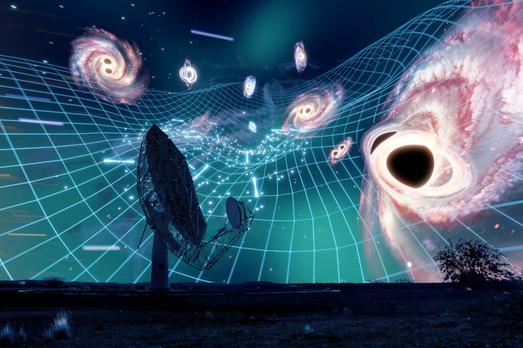 New map of the universe uses gravitational waves to reveal hidden black ...