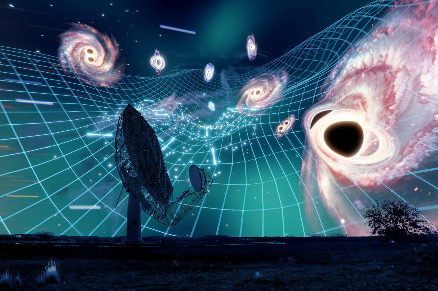 New map of the universe uses gravitational waves to reveal hidden black ...